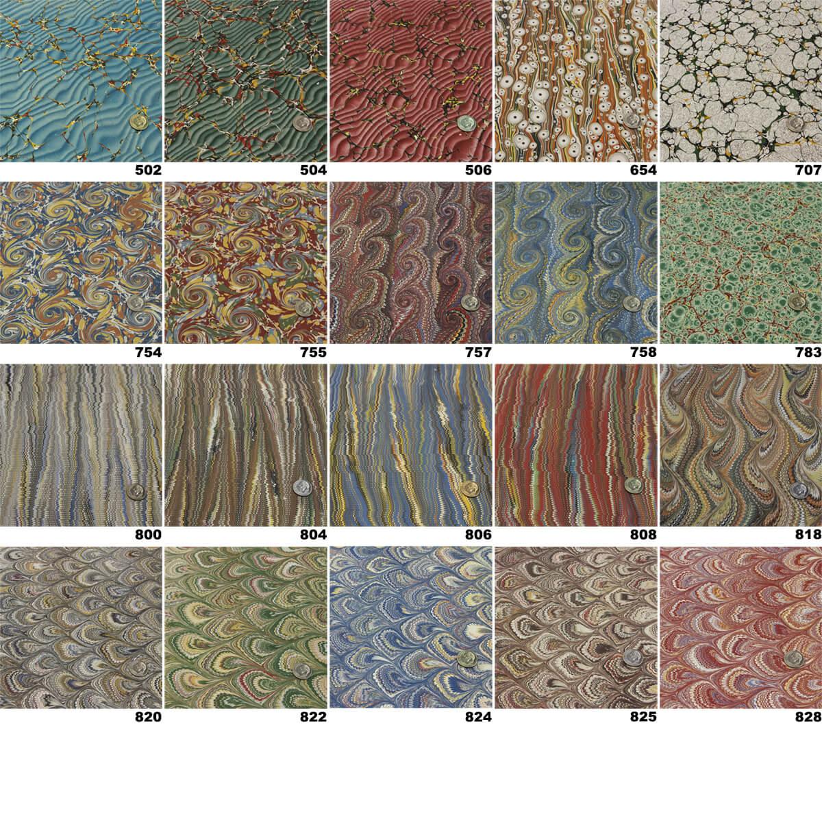 Italian FF Handmade Marbled Papers | TALAS