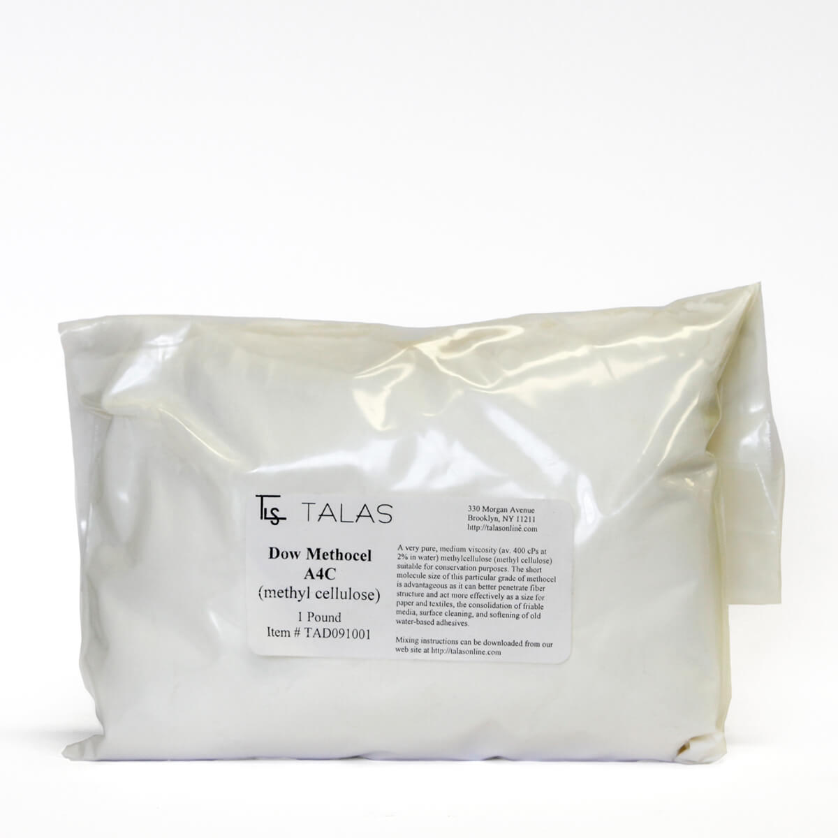 Methocel A4C (Cellulose Ether) | TALAS