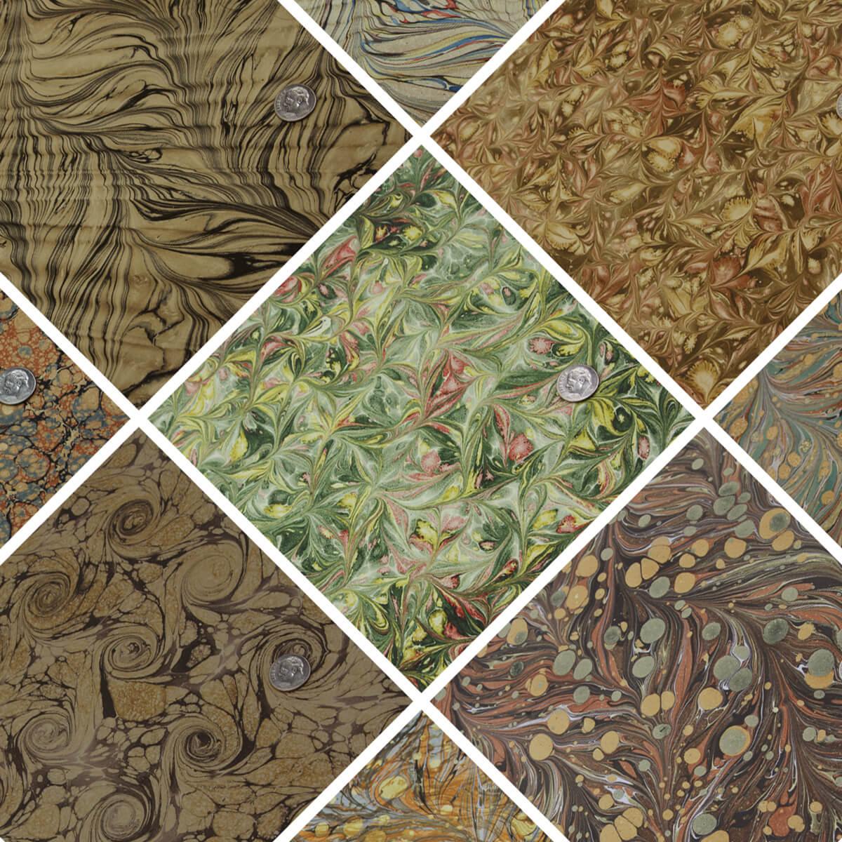 Spanish MM Handmade Marbled Papers | TALAS