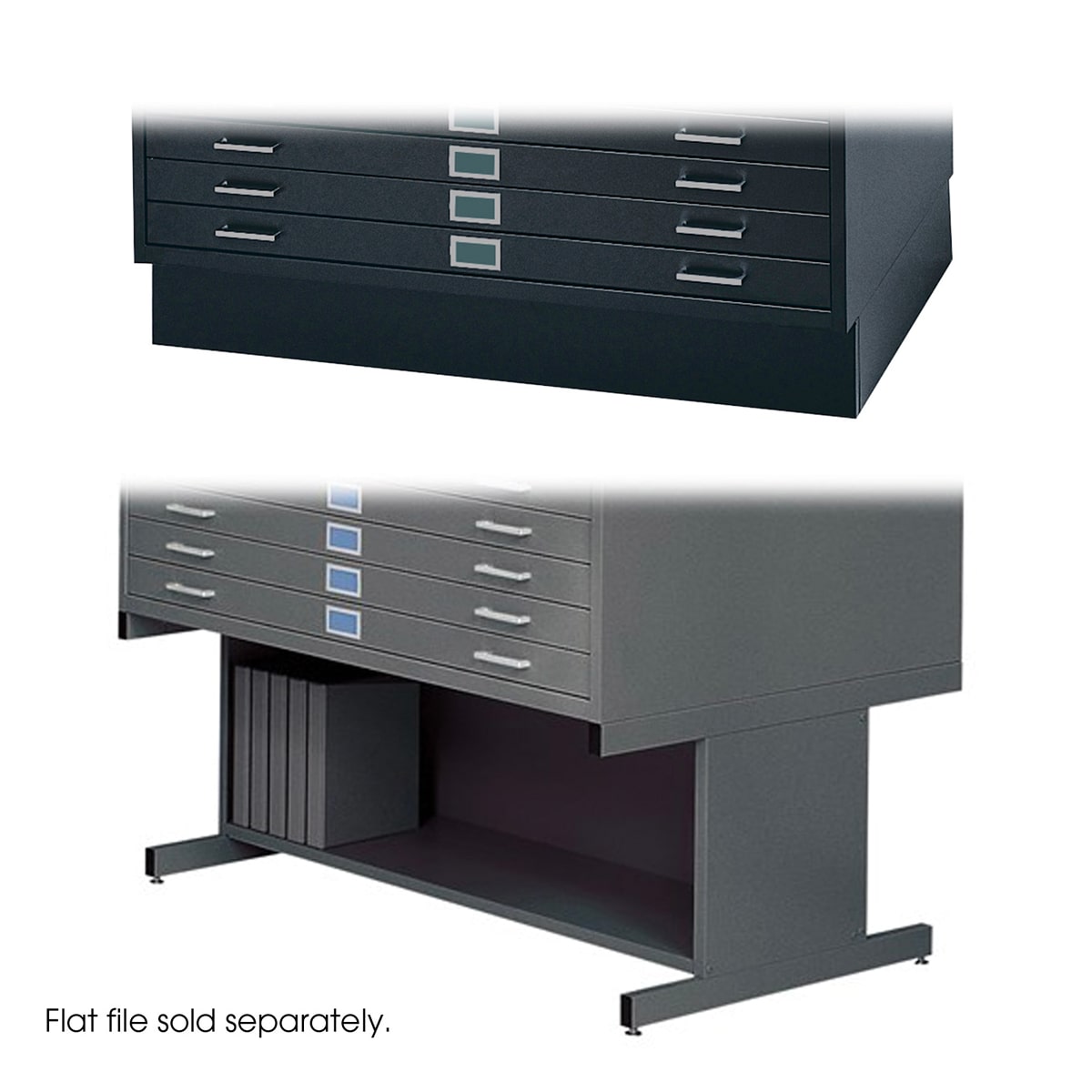 Safco Steel Flat File Cabinet Bases TALAS