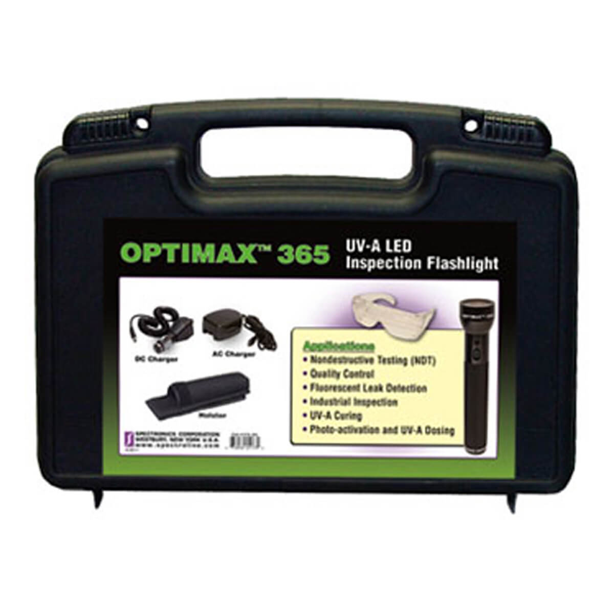 Spectronics Optimax 365: Portable UV LED flashlight | TALAS