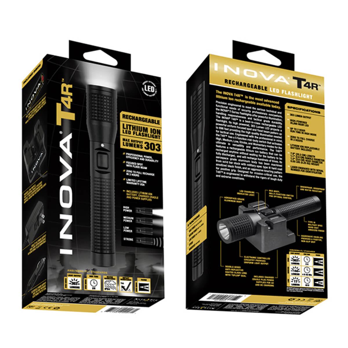 Inova T4R Rechargeable LED Flashlight | TALAS