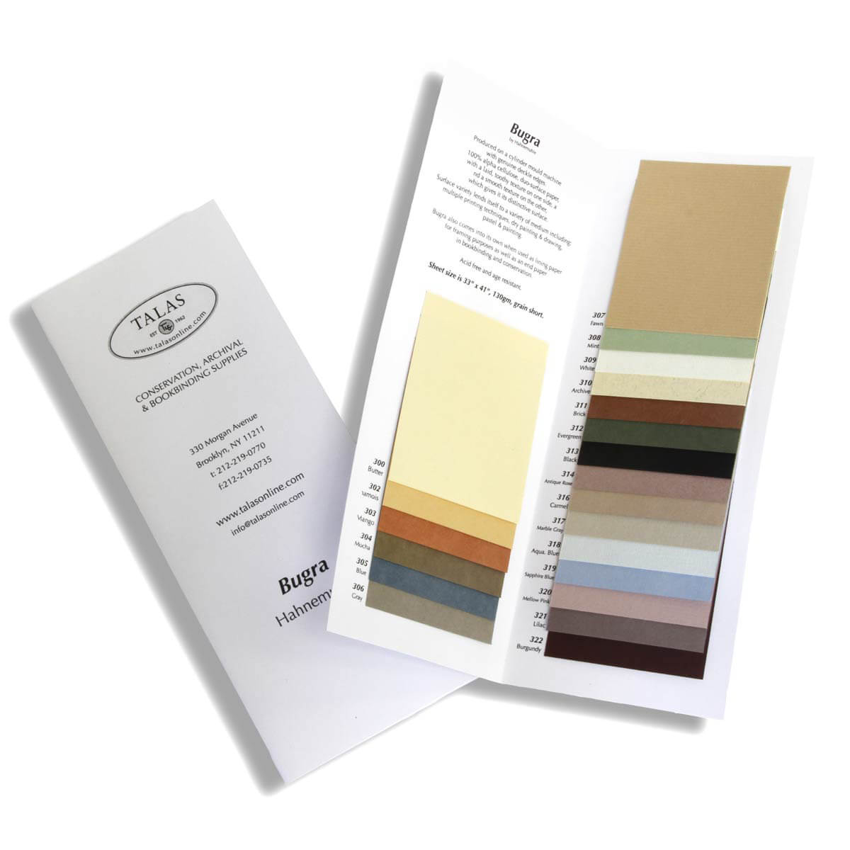 Hahnemuhle Bugra Paper Sample Book | TALAS