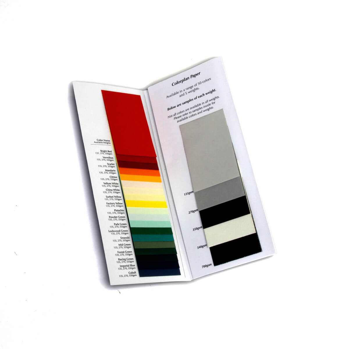 Colorplan Paper Sample Book | TALAS