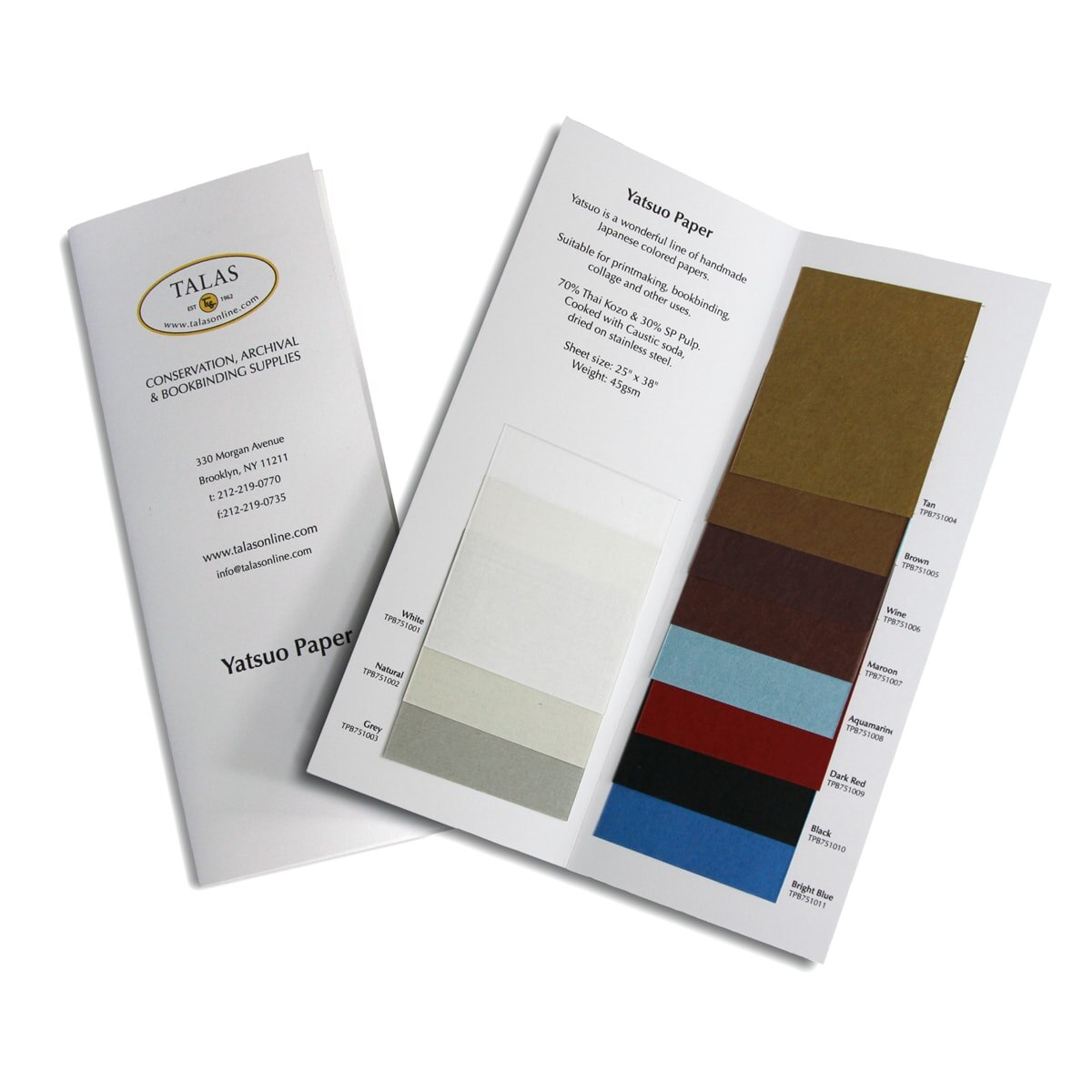 Yatsuo Moriki Paper Sample Book | TALAS