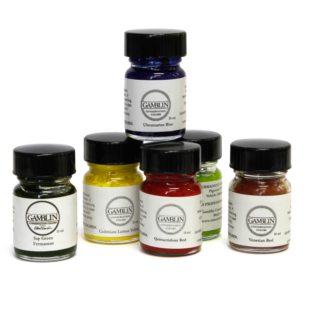 Gamblin Conservation Colors 15mL Complete Set | TALAS